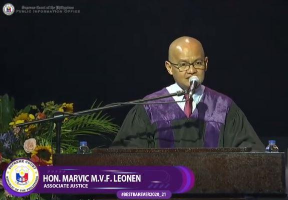 Leonen to new lawyers: Don't pawn your souls for selfish interests ...