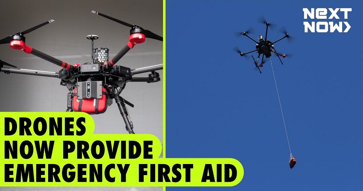 Drone used to deliver emergency first aid in Sweden | GMA News Online