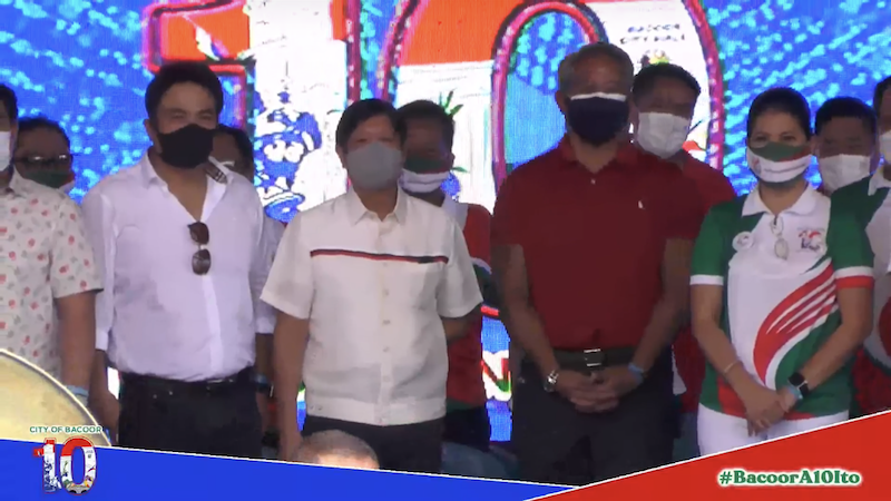 Marcos Graces Bacoors Cityhood Anniversary Thanks Voters Gma News