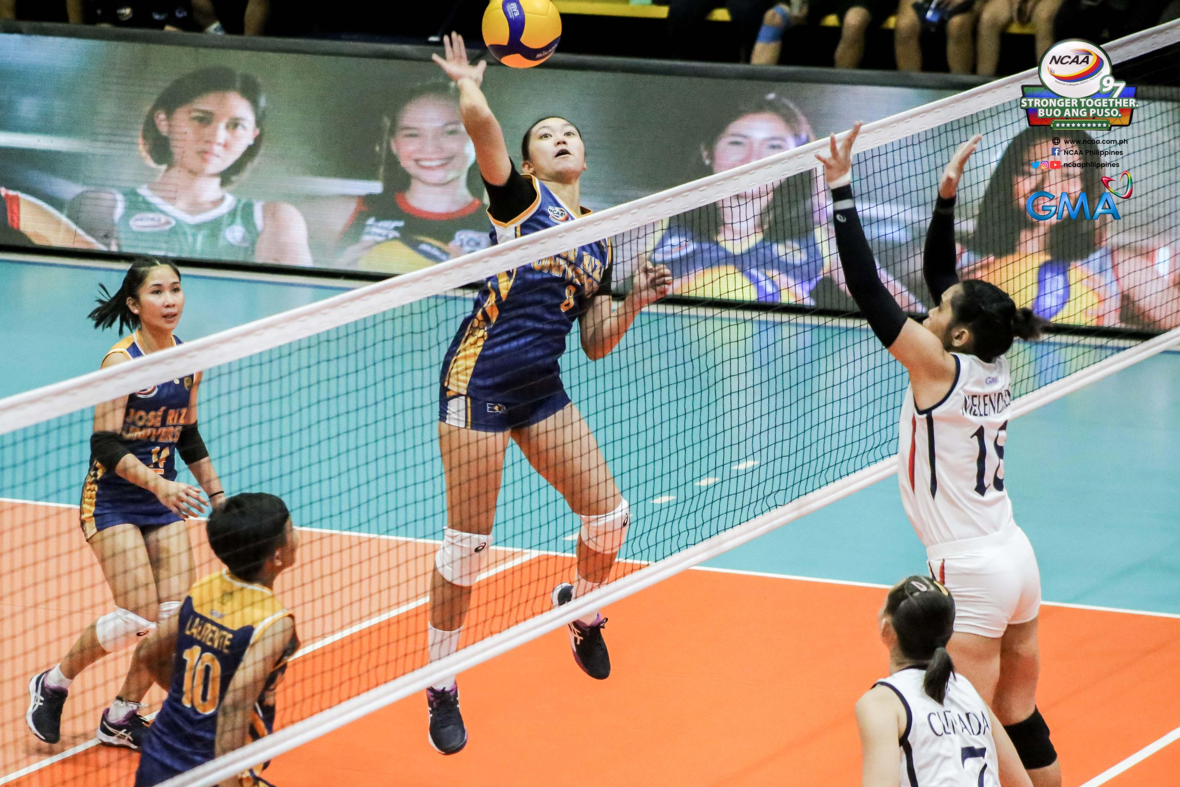 JRU recovers from one set down, edges Letran in NCAA Season 97 debut ...
