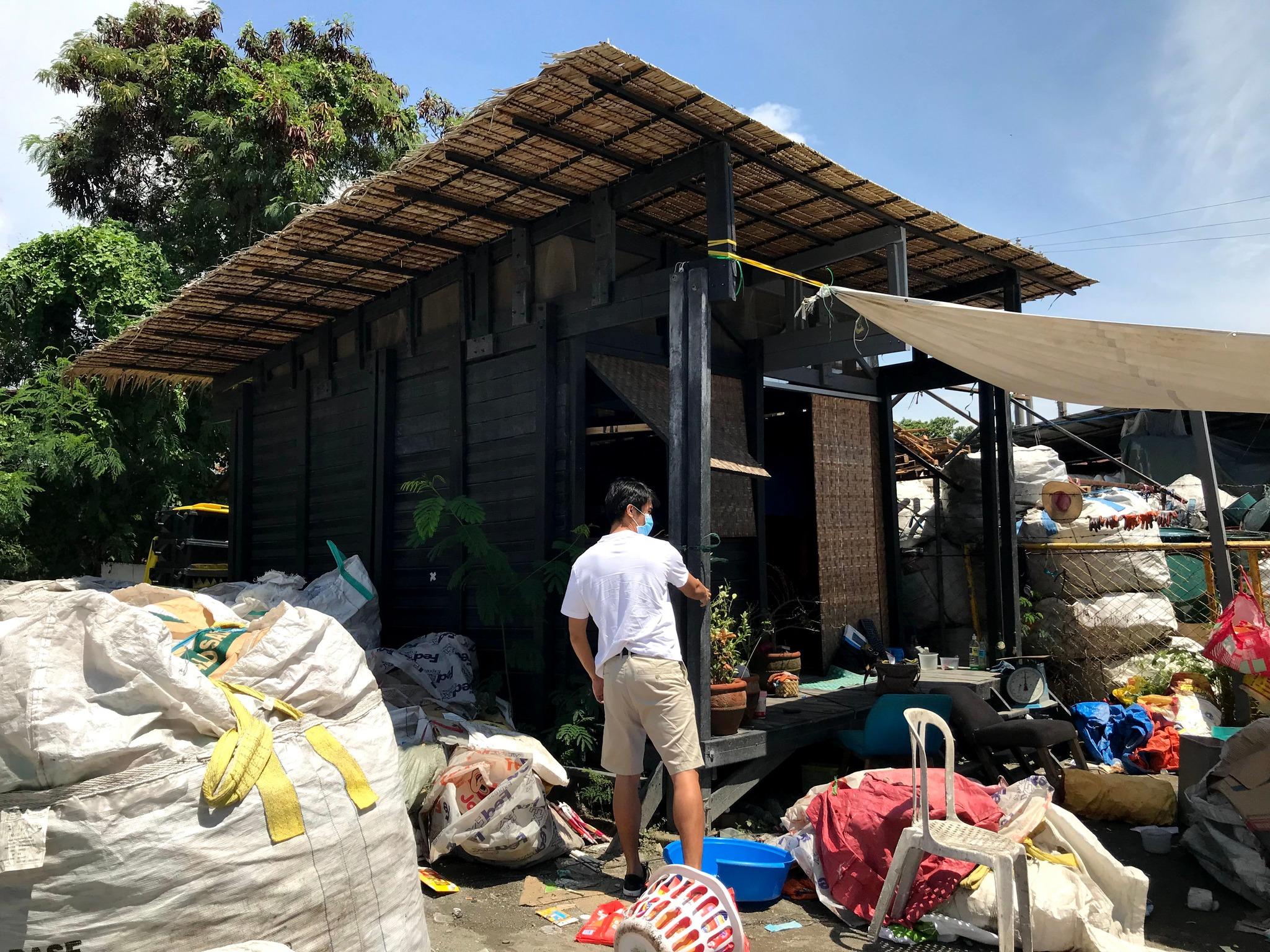 San Beda's Ralph Penuela encourages others to join him in his ...