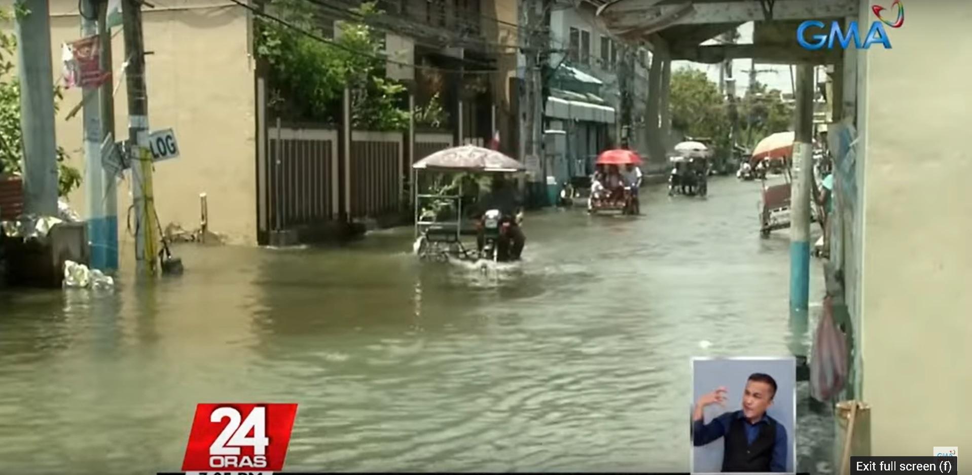 Dike damage causes flooding in Obando, Valenzuela | GMA News Online