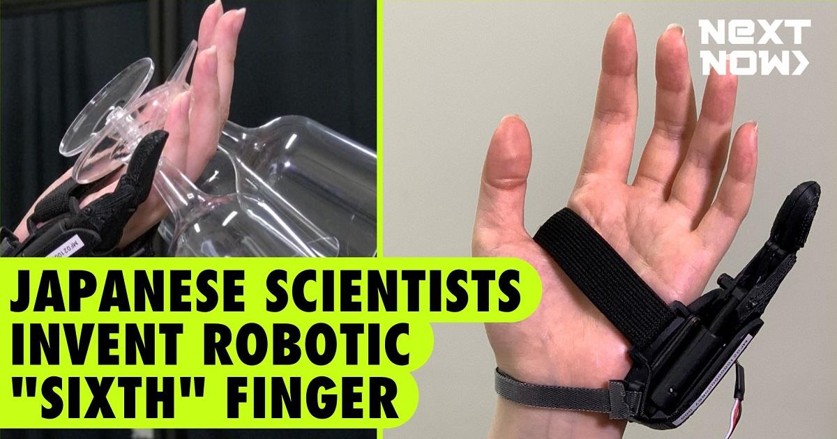 Japanese scientists develop robotic 'sixth finger' for human ...