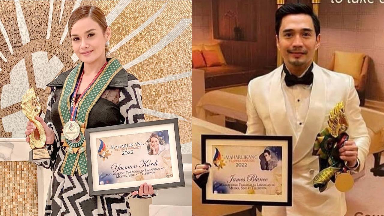 Yasmien Kurdi and James Blanco honored at Maharlikang Filipino Awards ...