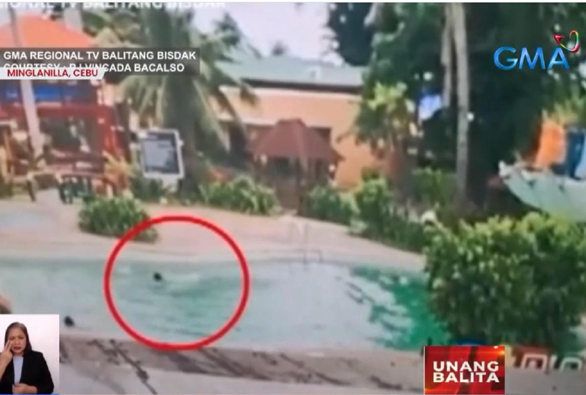 Pagkalunod ng isang lalaki sa swimming pool, nahuli-cam | Balitambayan