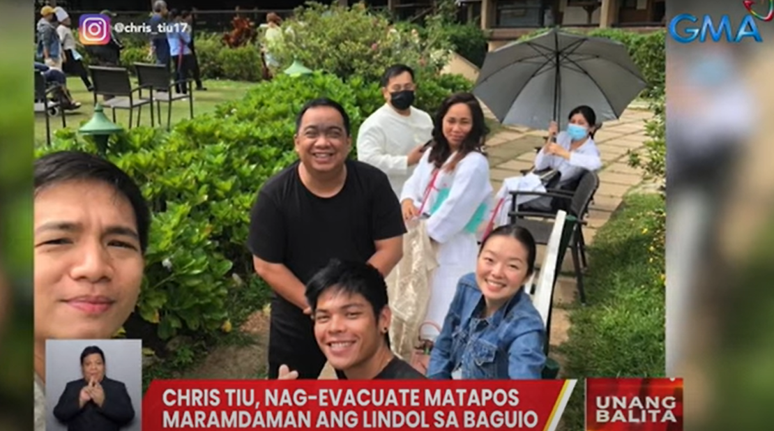 Chris Tiu, nag-evacuate nang maramdaman sa Baguio ang magnitude 7 na ...
