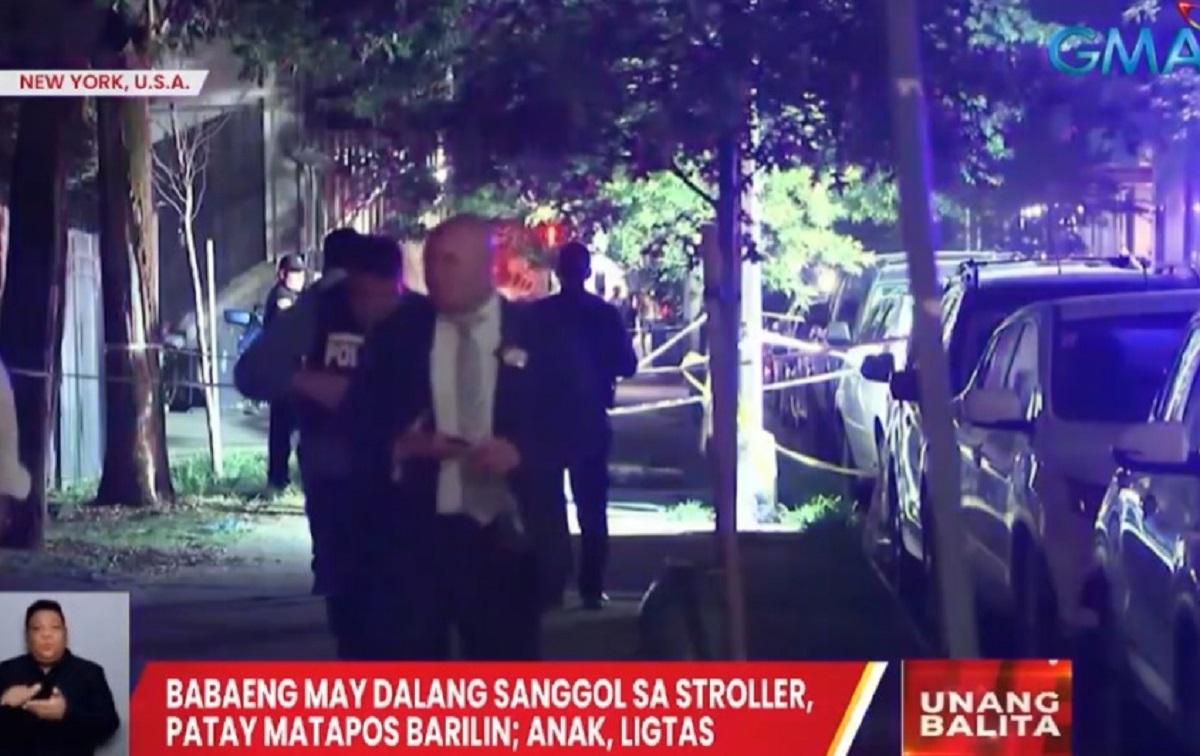 Babaeng may dalang sanggol, patay sa pamamaril sa NYC, USA | Balitambayan