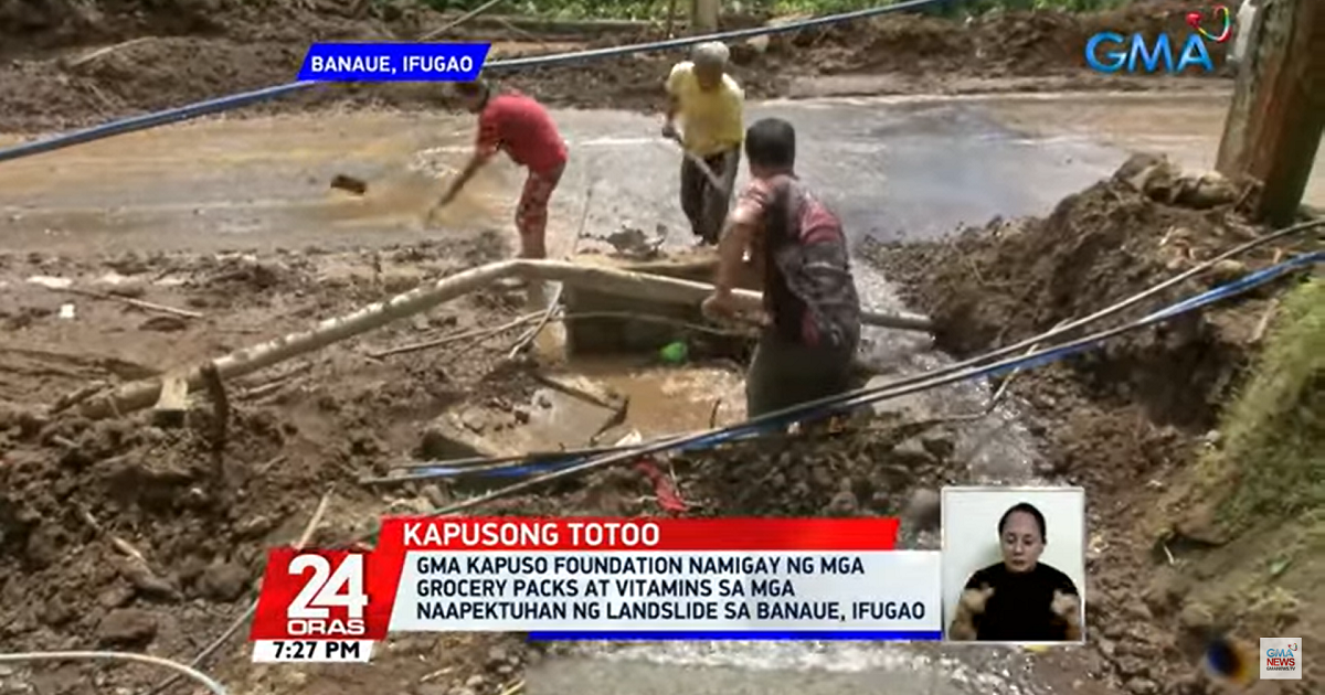 Landslide-affected barangays in Banaue, Ifugao receive help from GMA Kapuso Foundation | GMA ...