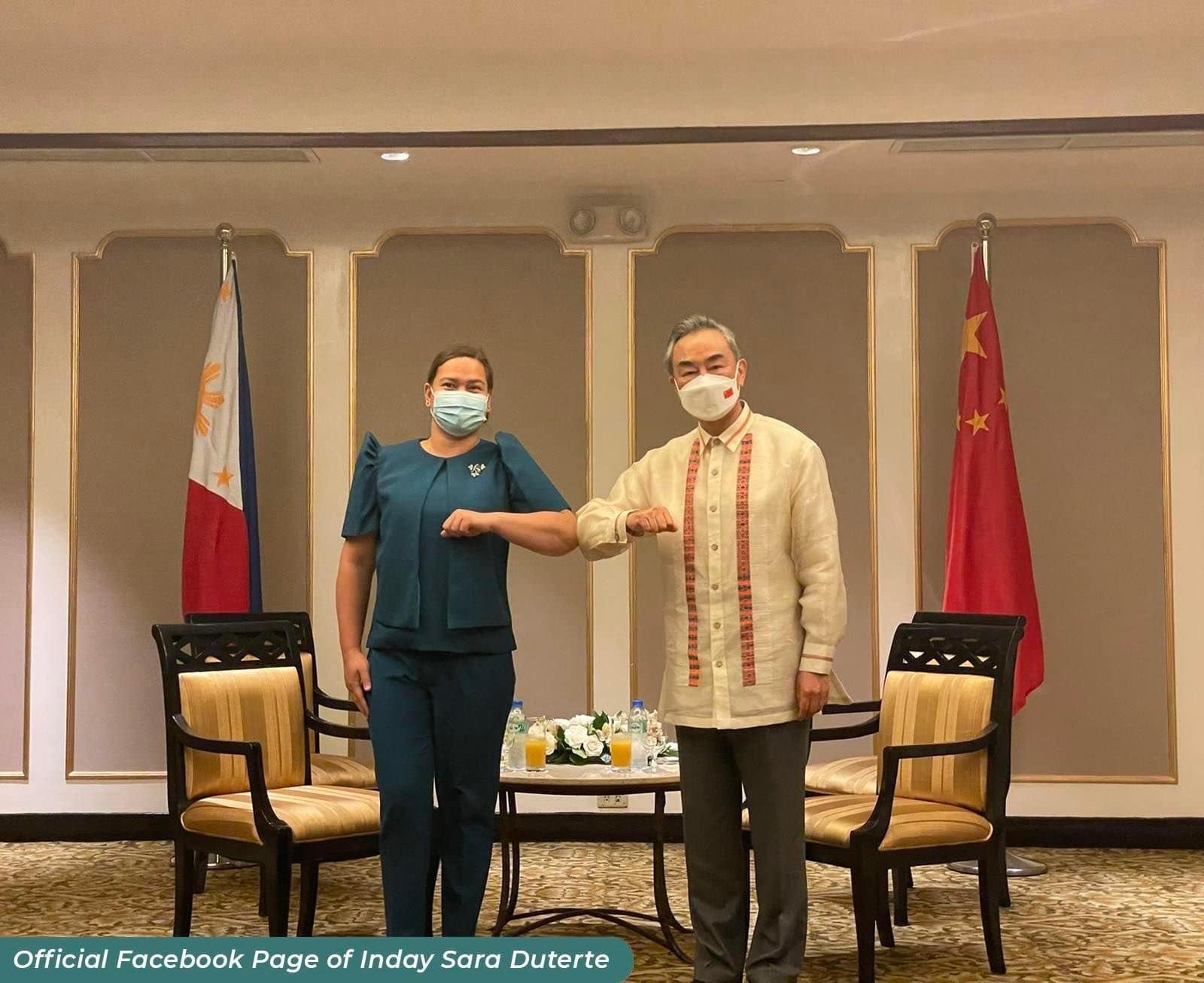 Sara Duterte meets with China's top diplomat Wang Yi | GMA News Online