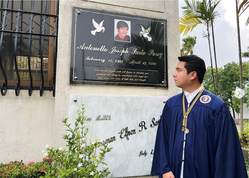AJ Perez’s brother Angello dedicates 2nd college degree to late actor ...