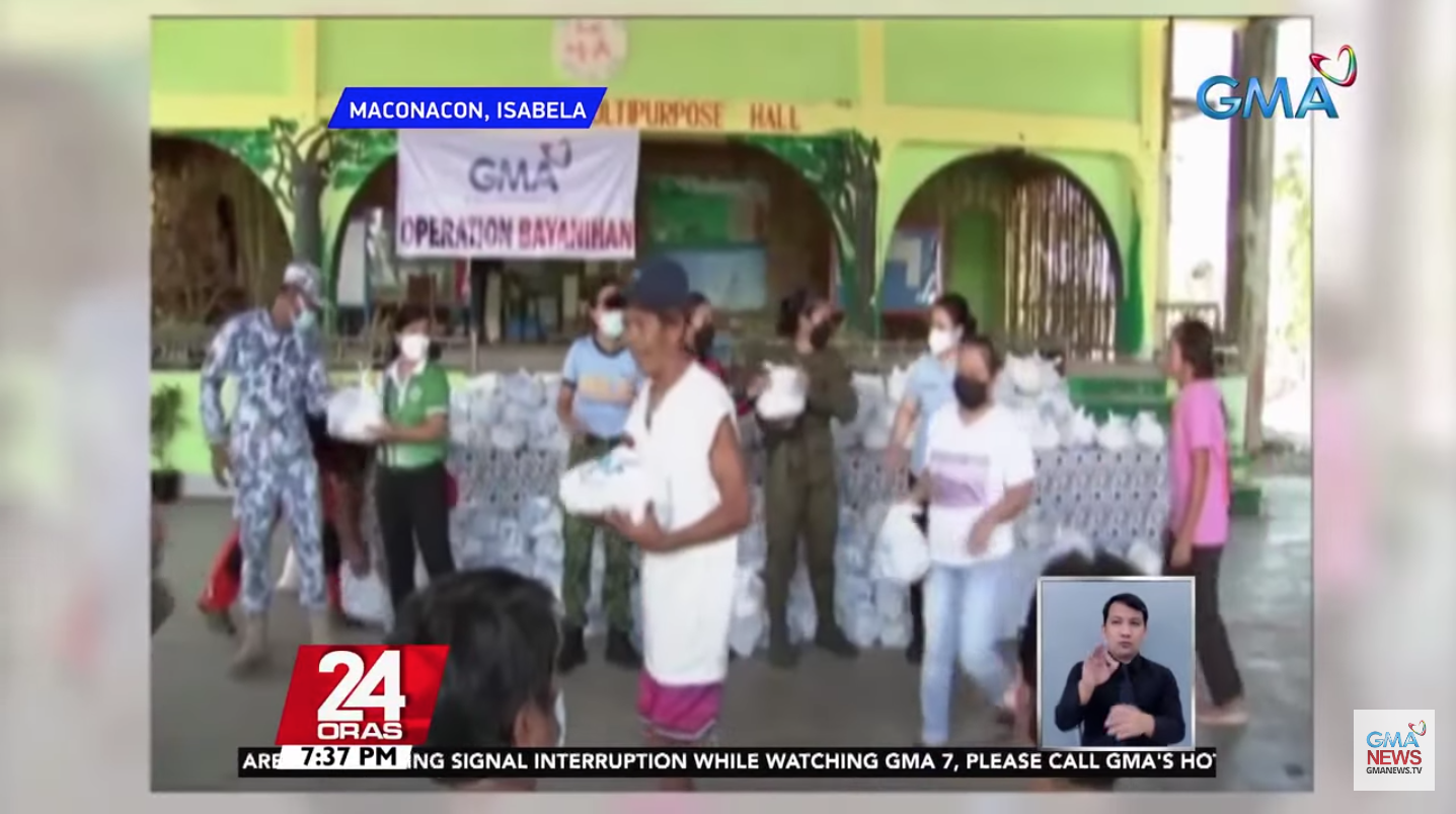 1,200 residents in Florita-hit Isabela receive help from GMA Kapuso Foundation | GMA News Online
