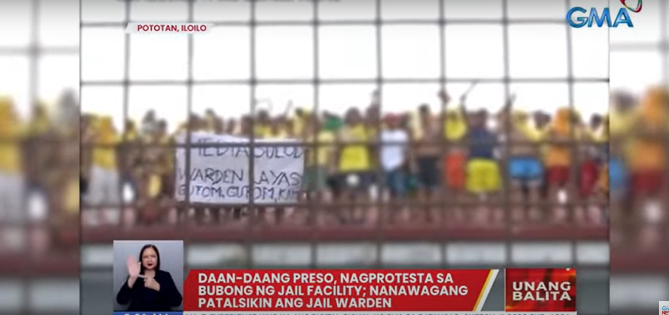 Daan-daang preso sa Iloilo, nagprotesta sa bubungan dahil sa 'di maayos ...