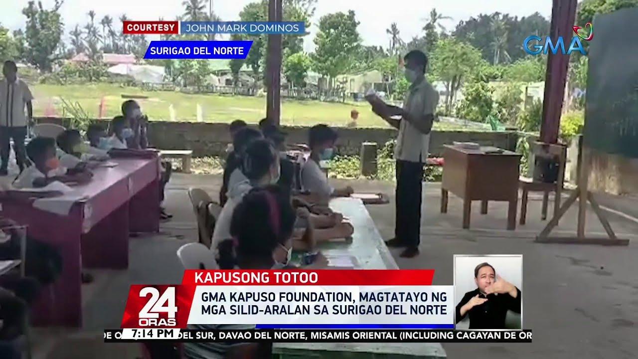 GMA Kapuso Foundation to build 4 classrooms in Odette-hit school in Surigao del Norte | GMA News ...