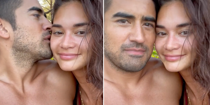 Pia Wurtzbach shares a collection of funny videos with Jeremy Jauncey ...