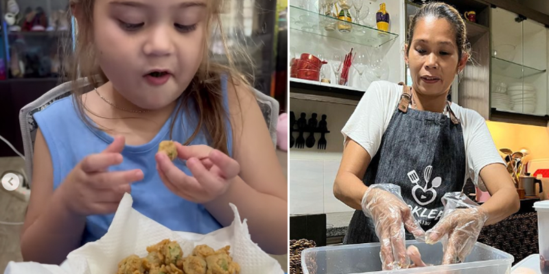 Pokwang cooks crispy okra for Malia, who asks: 'Is this healthy?' | GMA ...