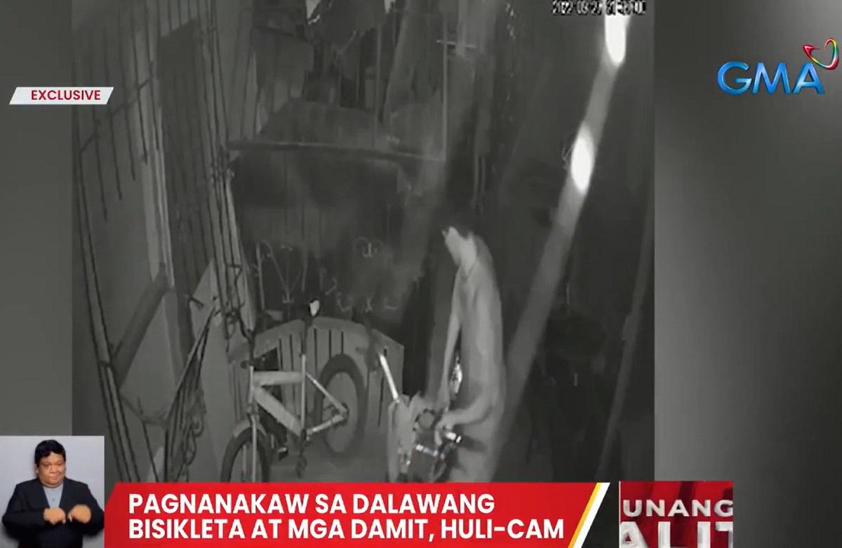 Pagnanakaw sa 2 bisikleta at mga damit sa QC, nahuli-cam | Balitambayan