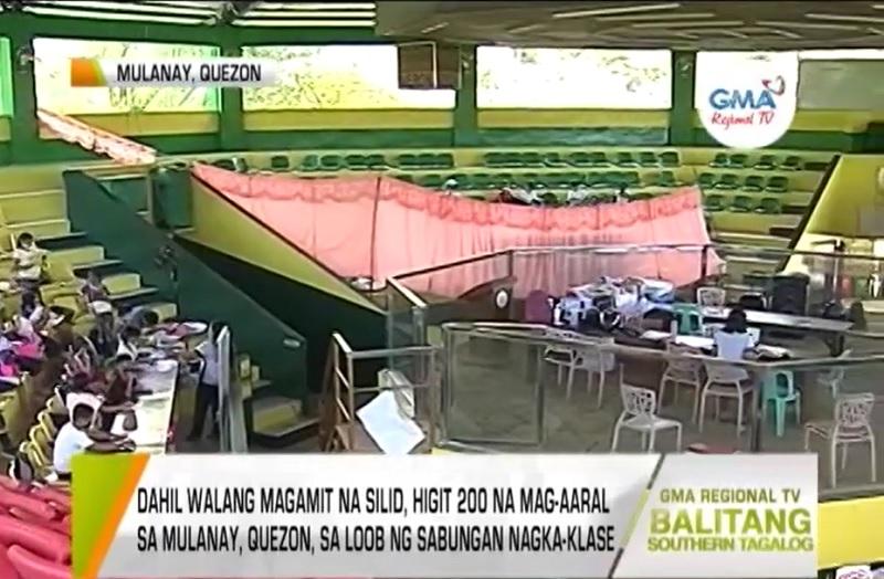 Over 200 students in Mulanay, Quezon attend classes in cockpit | GMA ...