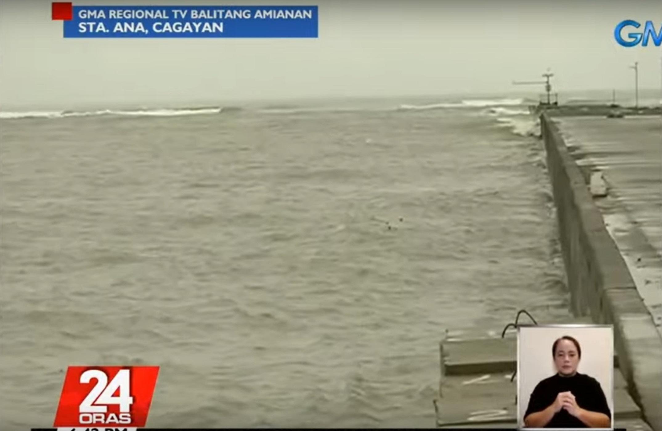 Severe winds, massive waves experienced in Cagayan due to Henry | GMA ...