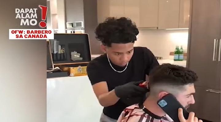 Barberong Pinoy sa Canada, may mga bigating kliyente na negosyante at ...