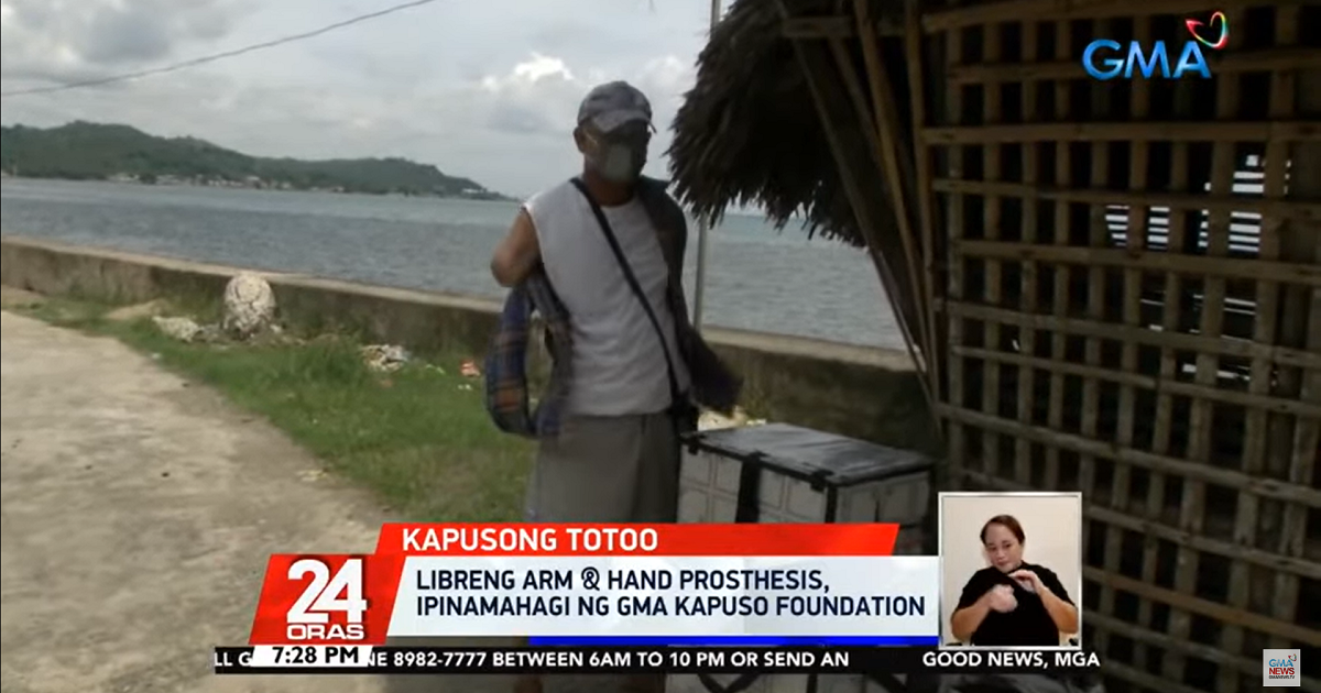 Ice drop vendor who lost an arm receives prosthetic hand from GMA ...