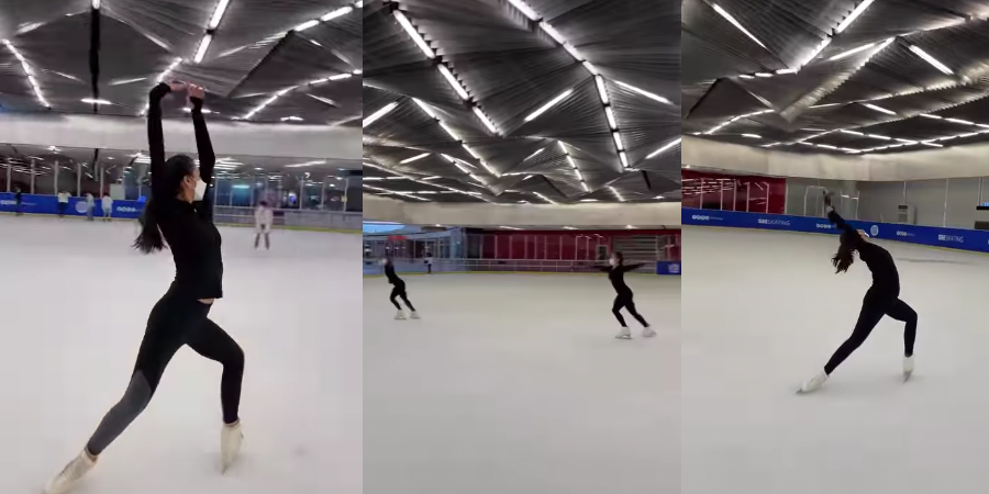 Ashley Ortega, Ina Feleo are like ice princesses in this skating video ...