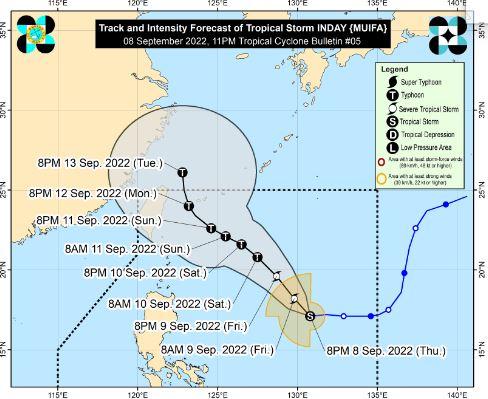 PAGASA: Inday may become severe tropical storm within 12 hours | GMA News Online