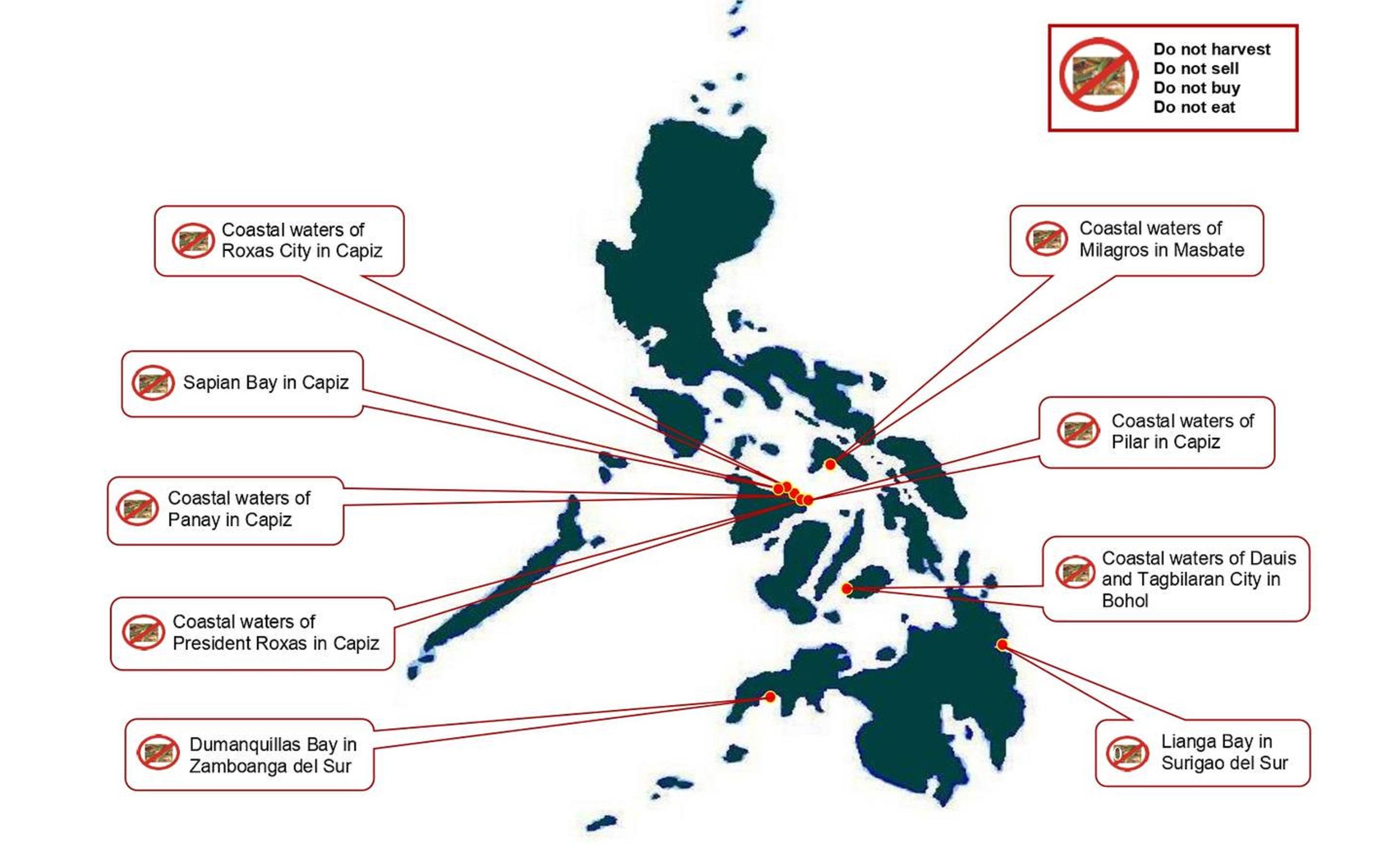 BFAR: 9 Visayas, Mindanao coastal areas positive for toxic red tide | GMA News Online