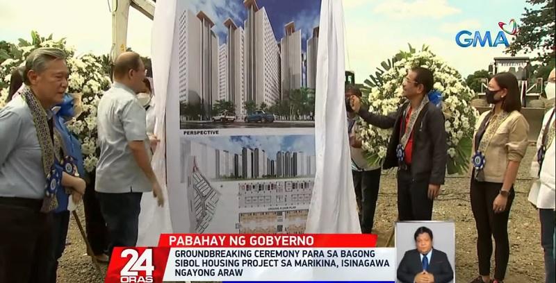 Marikina, DHSUD break ground for housing project | GMA News Online
