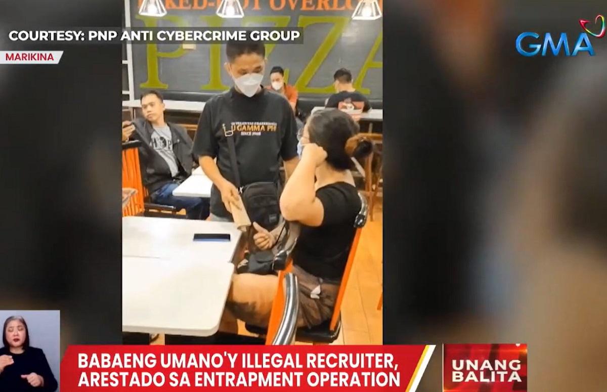'Illegal recruiter,' arestado sa entrapment operation sa Marikina ...