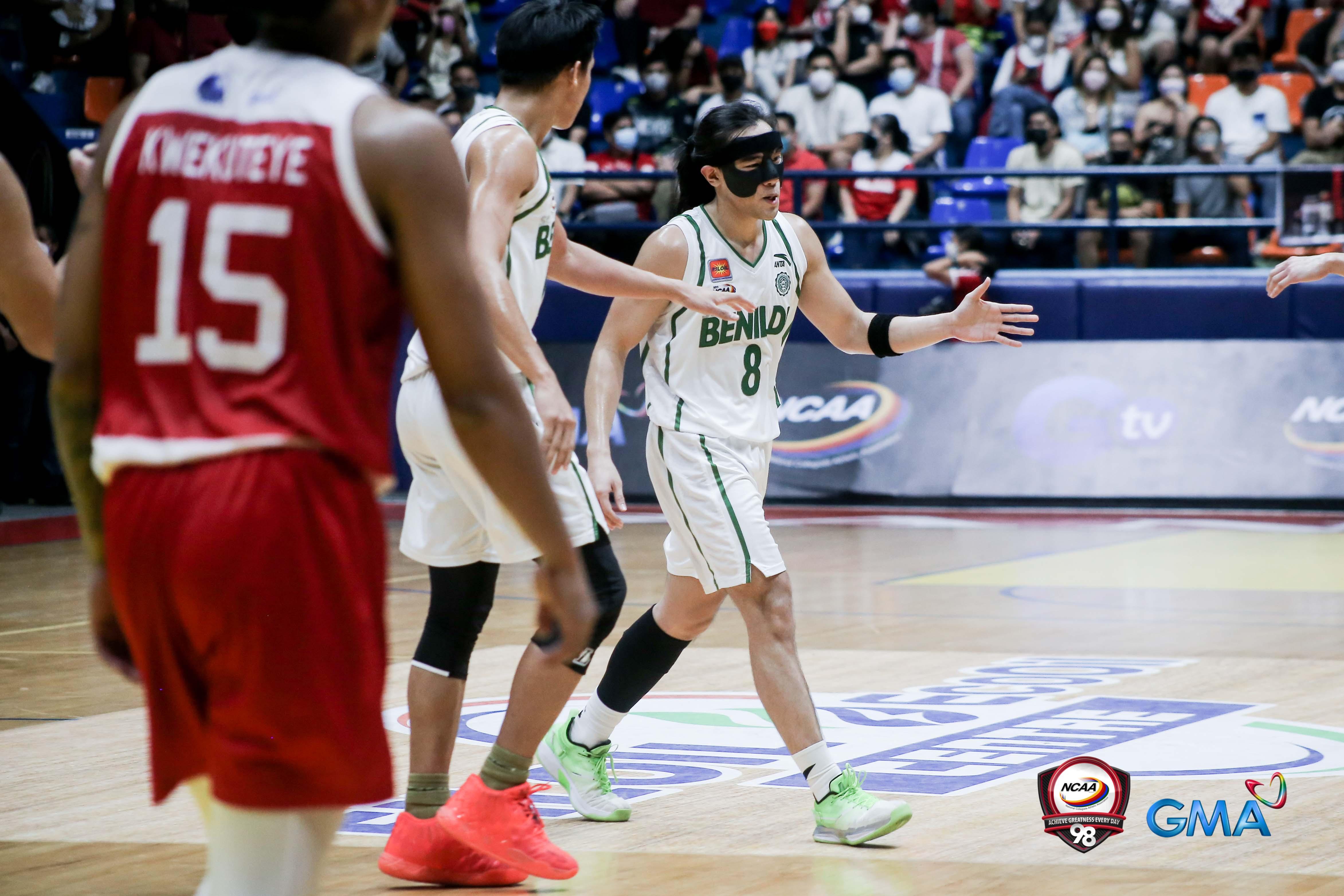 Migs Oczon makes it rain vs San Beda, steers Benilde to 7th win | NCAA ...