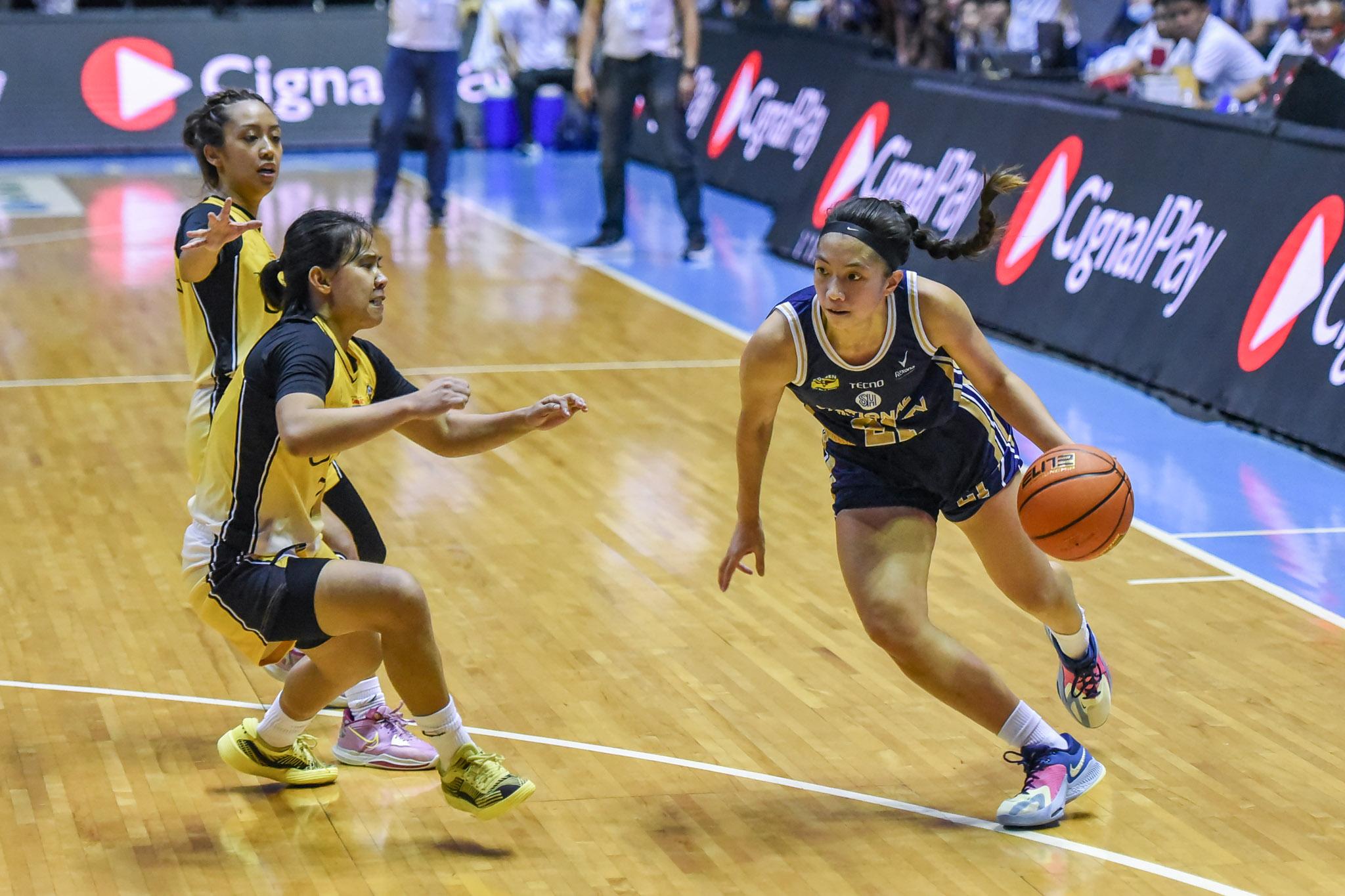 UAAP women's: NU overcomes UST to take win No. 99 | GMA News Online