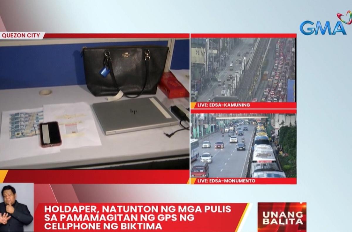 Holdaper, natunton ng mga pulis sa tulong ng GPS sa cellphone ng ...