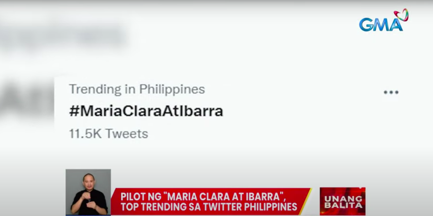 Pilot episode ng 'Maria Clara at Ibarra,' nag-trend sa Twitter ...