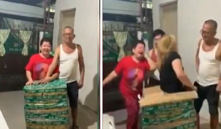 OFW na 4 taon sa Dubai, nagtago sa balikbayan box para sorpresahin ang mga magulang | Balitambayan