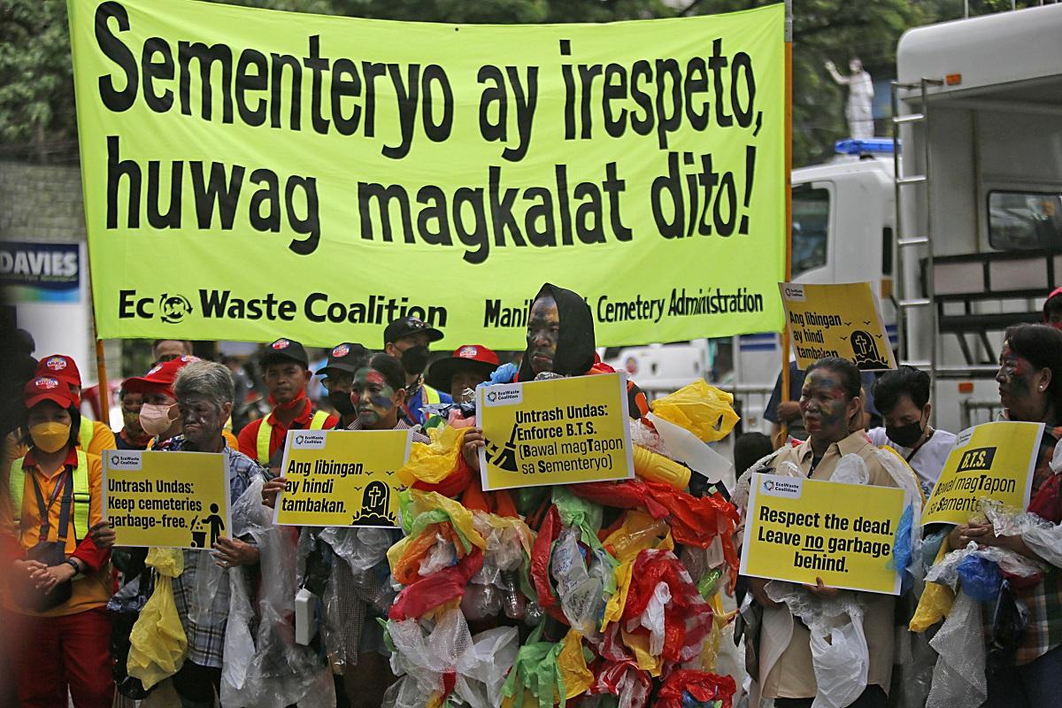 Keep Undas clean and litter-free, urge eco group, MMDA, LGU | Photos ...
