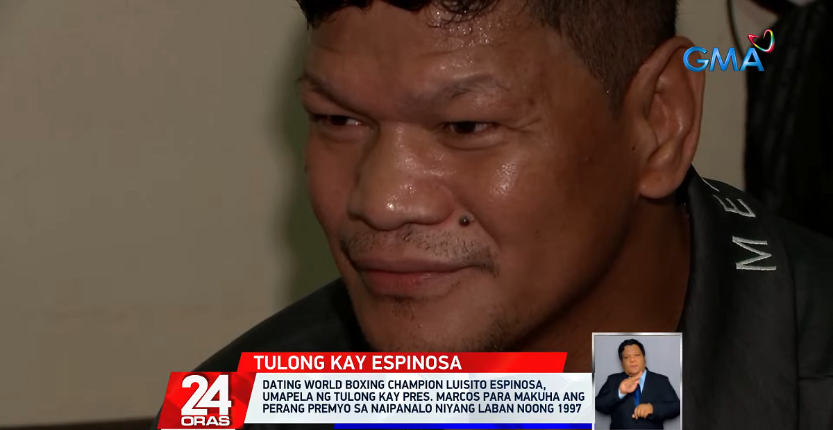 Boxing champion Luisito Espinosa seeks balance from prize won in 1997 ...