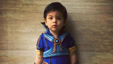 Carlo Gonzalez, Luane Dy's son baby X dresses up as Encantadia's Muros ...