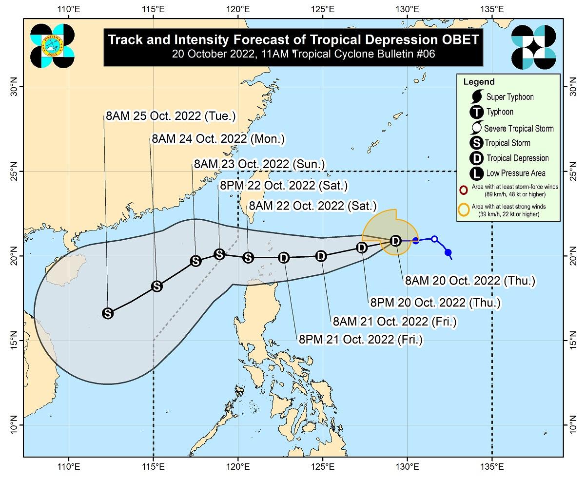 3 areas under Signal No. 1 as Obet maintains strength | GMA News Online