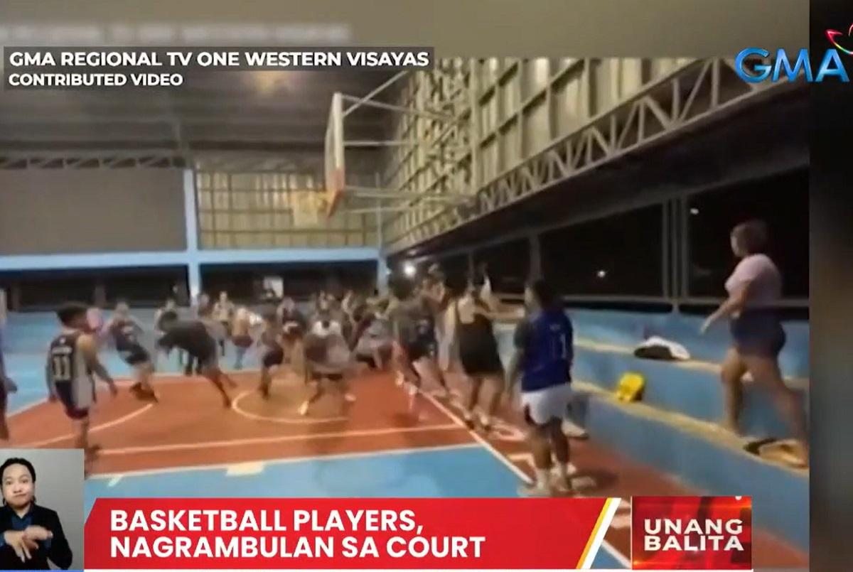 Basketball players, nagkainitan at nagrambulan sa court sa Iloilo ...
