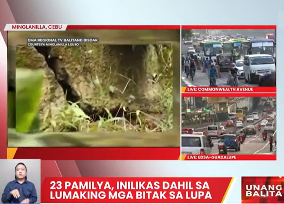 23 pamilya, inilikas dahil sa lumalaking mga bitak sa lupa | Balitambayan