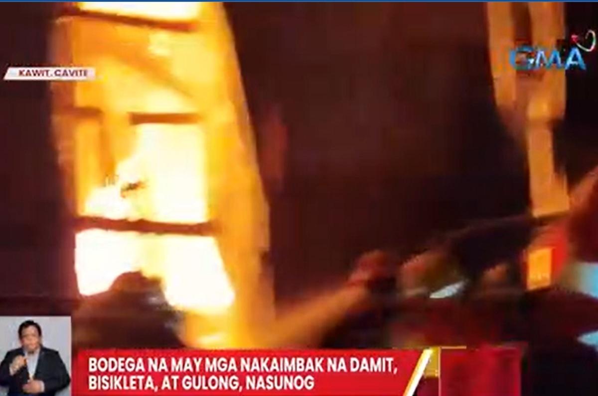 Bodega ng damit, bisikleta, gulong sa Cavite, nasunog | Balitambayan
