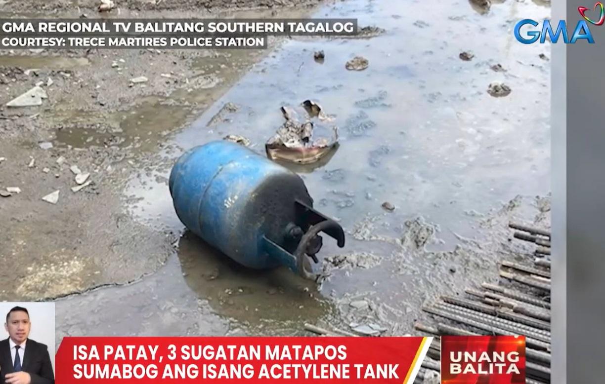 1 patay, 3 ang sugatan sa pagsabog ng isang acetylene tank sa Cavite ...