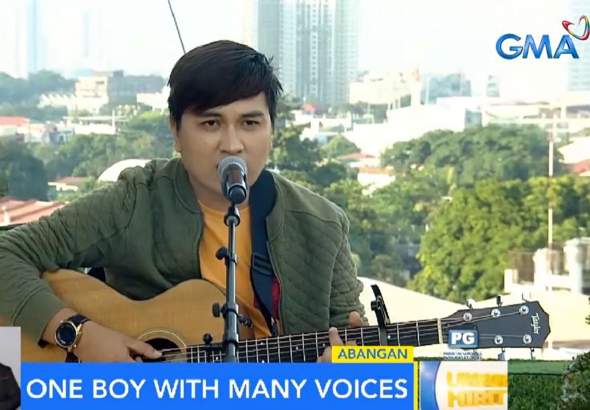 Viral singer Caloy Quemada, kayang gayahin ang boses ng iba't ibang local at int'l singers ...