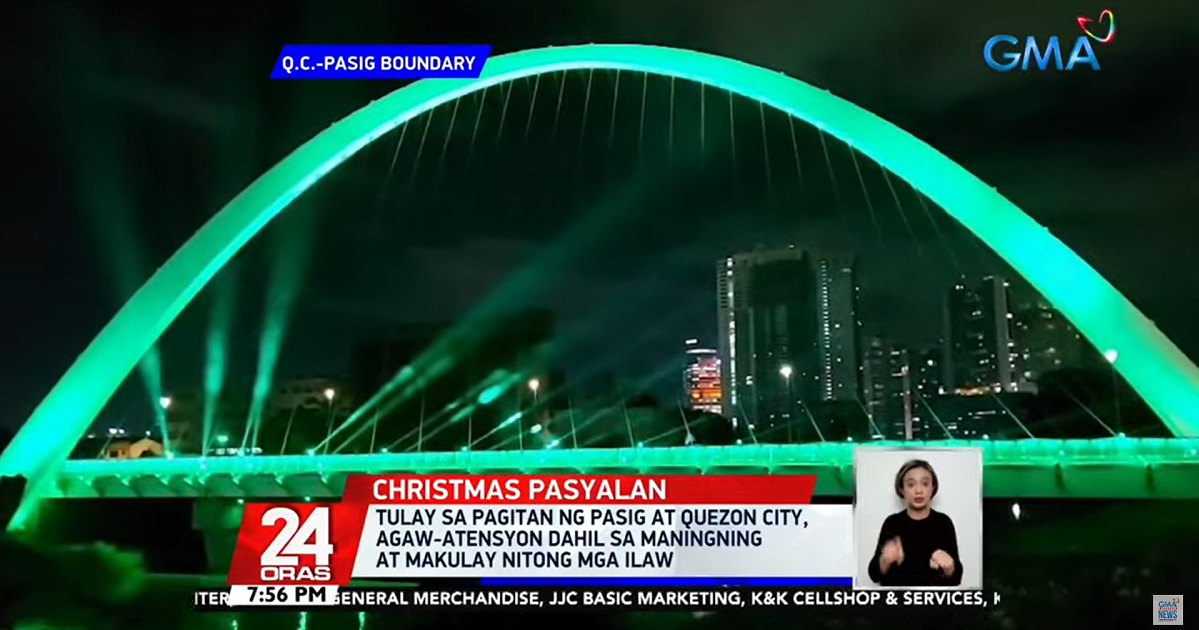 Bridge between Pasig City, Quezon City is a Christmas treat for ...