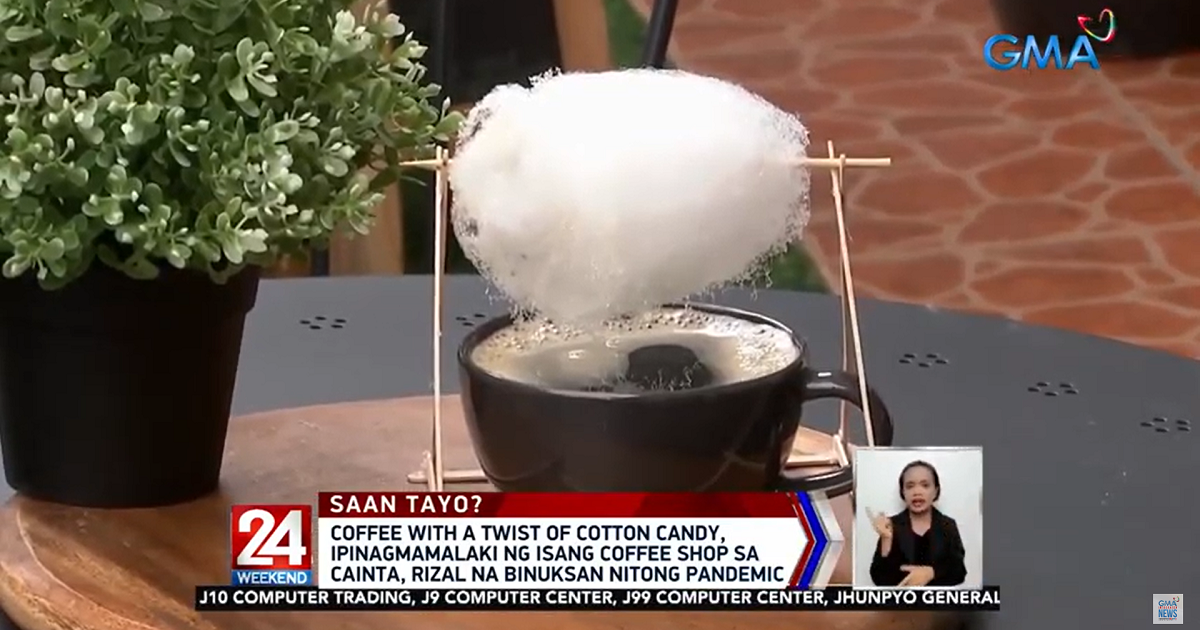 Kape sa ulap? This coffee shop in Cainta serves coffee with cotton ...