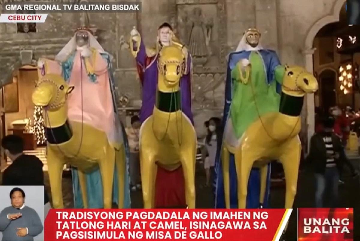 Tradisyong pagdadala ng imahen ng Tatlong Hari at mga camel, isinagawa ...