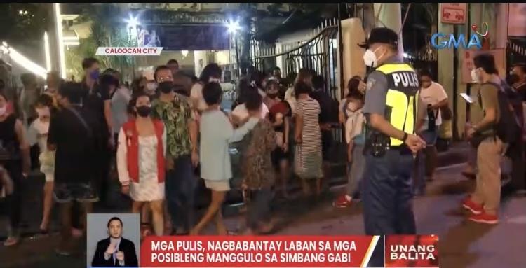 Police make rounds on churches to secure Misa de Gallo attendees | GMA ...