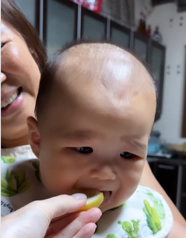 Kryz Uy’s son Sevi is just adorable after having lemon for the first ...