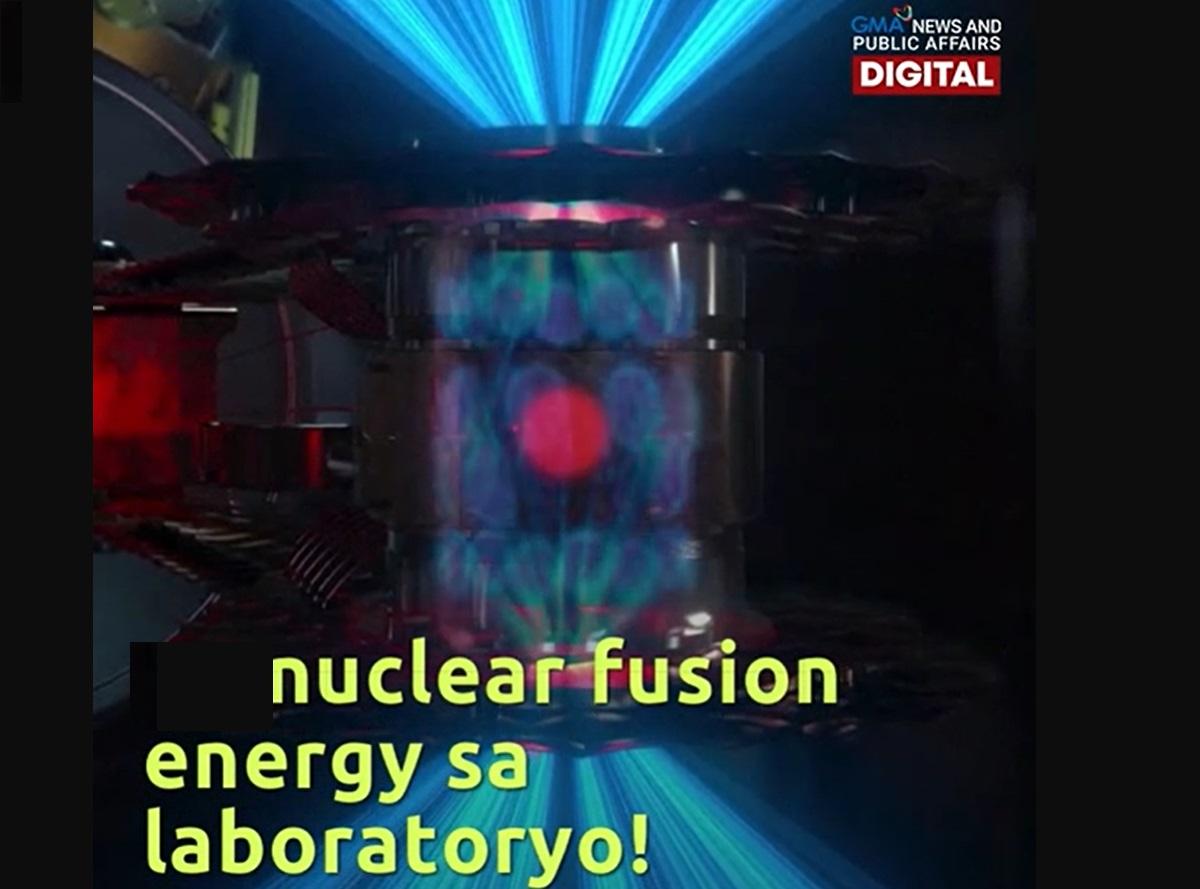 Nuclear fusion energy, matagumpay na nalikha sa laboratoryo | Balitambayan