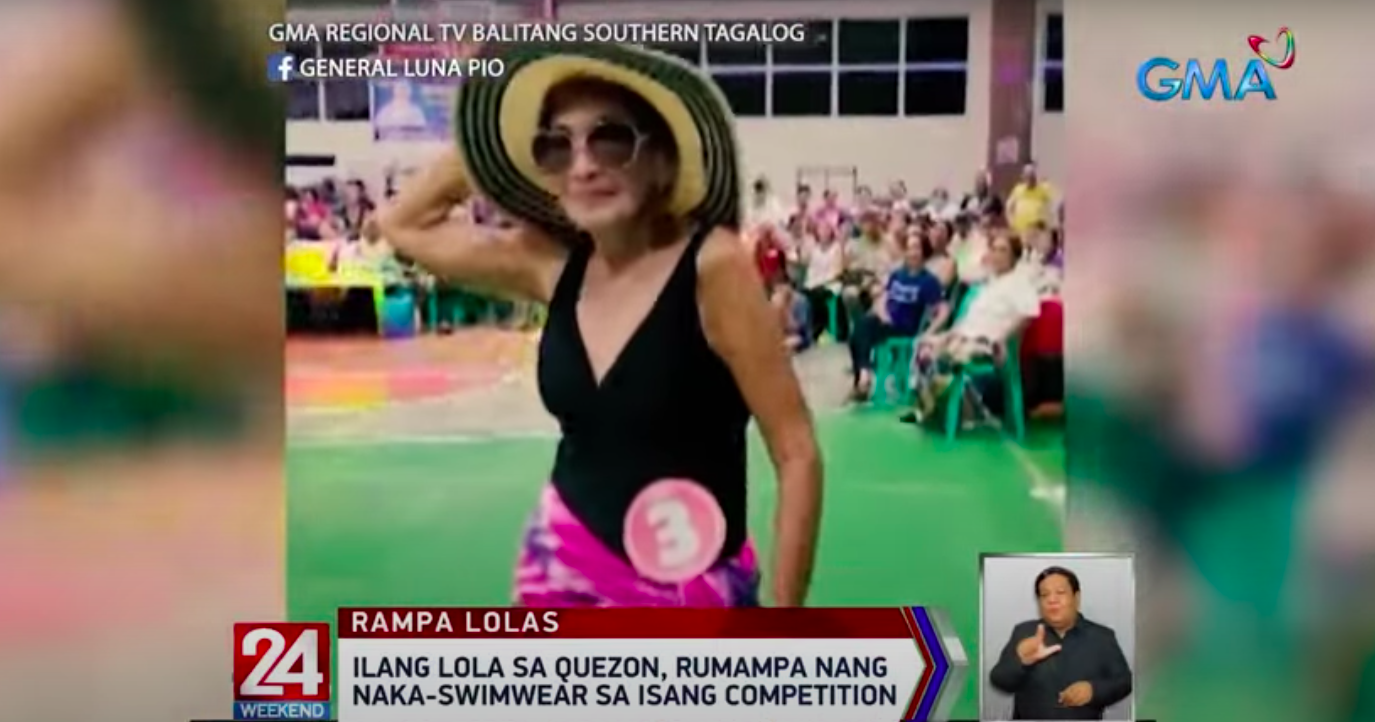 Ilang lola, rumampa nang naka-swimwear sa Super Lolo at Lola ...
